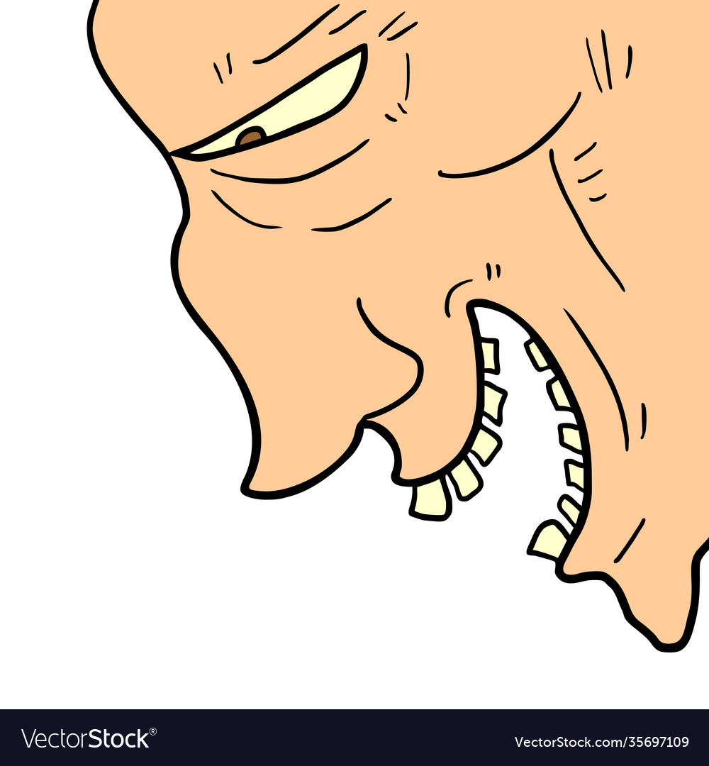 Corner face Royalty Free Vector Image - VectorStock