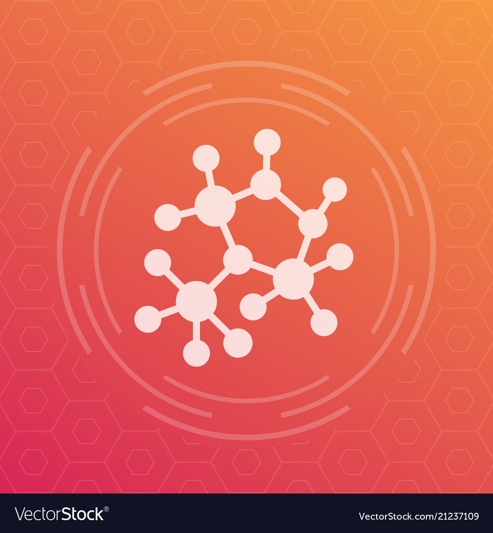 Decentralization compound structure icon Vector Image Decentralization compound structure icon Vector Image