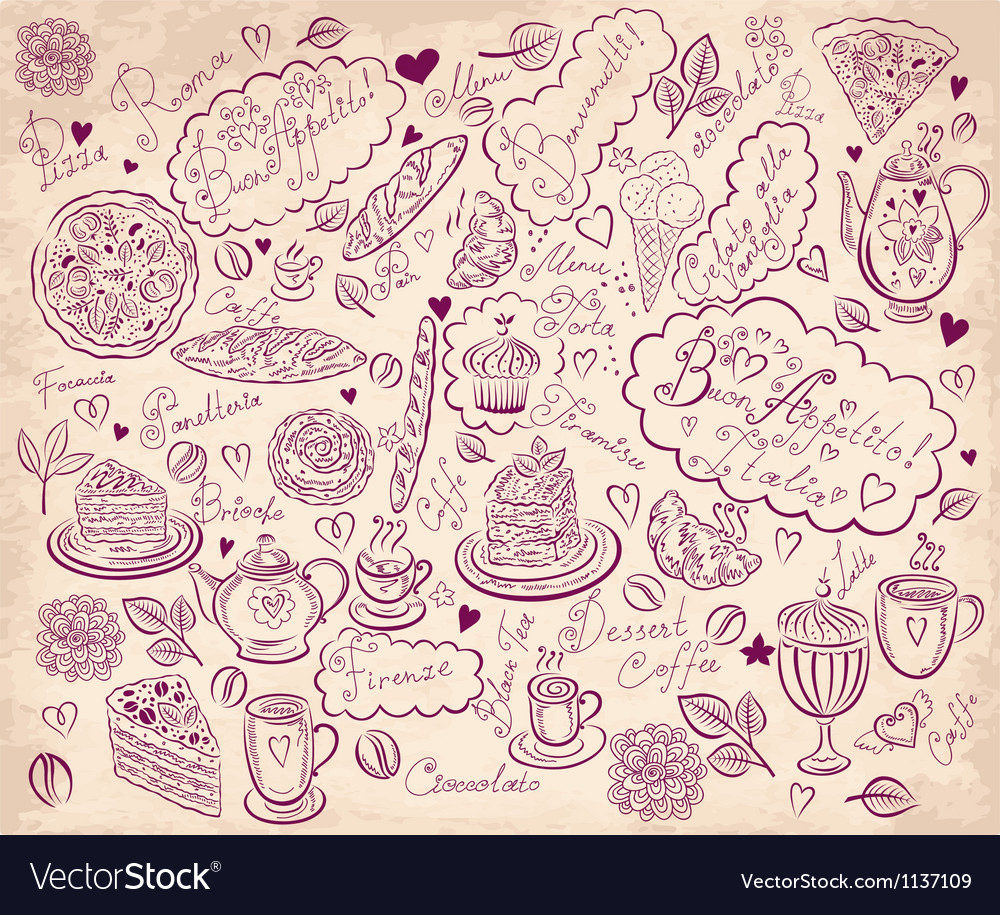 Pattern menu Royalty Free Vector Image - VectorStock