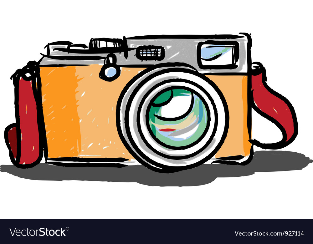 Toy camera Royalty Free Vector Image - VectorStock