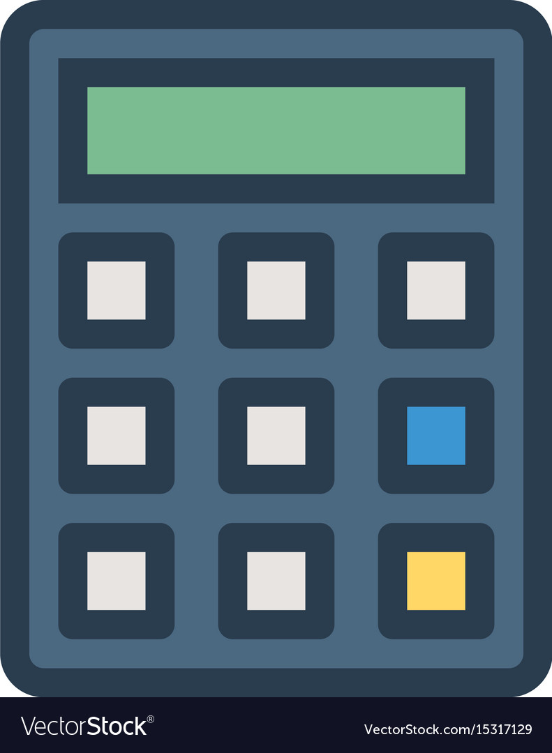 Calculator Royalty Free Vector Image - VectorStock