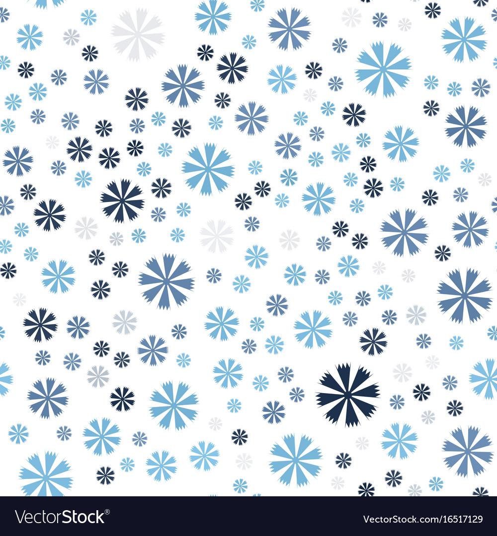 Cornflower pattern seamless Royalty Free Vector Image