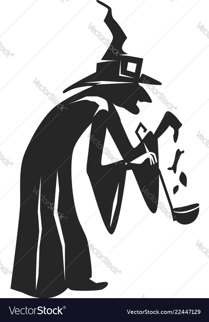 Witch icon simple style Royalty Free Vector Image Witch icon simple style Royalty Free Vector Image
