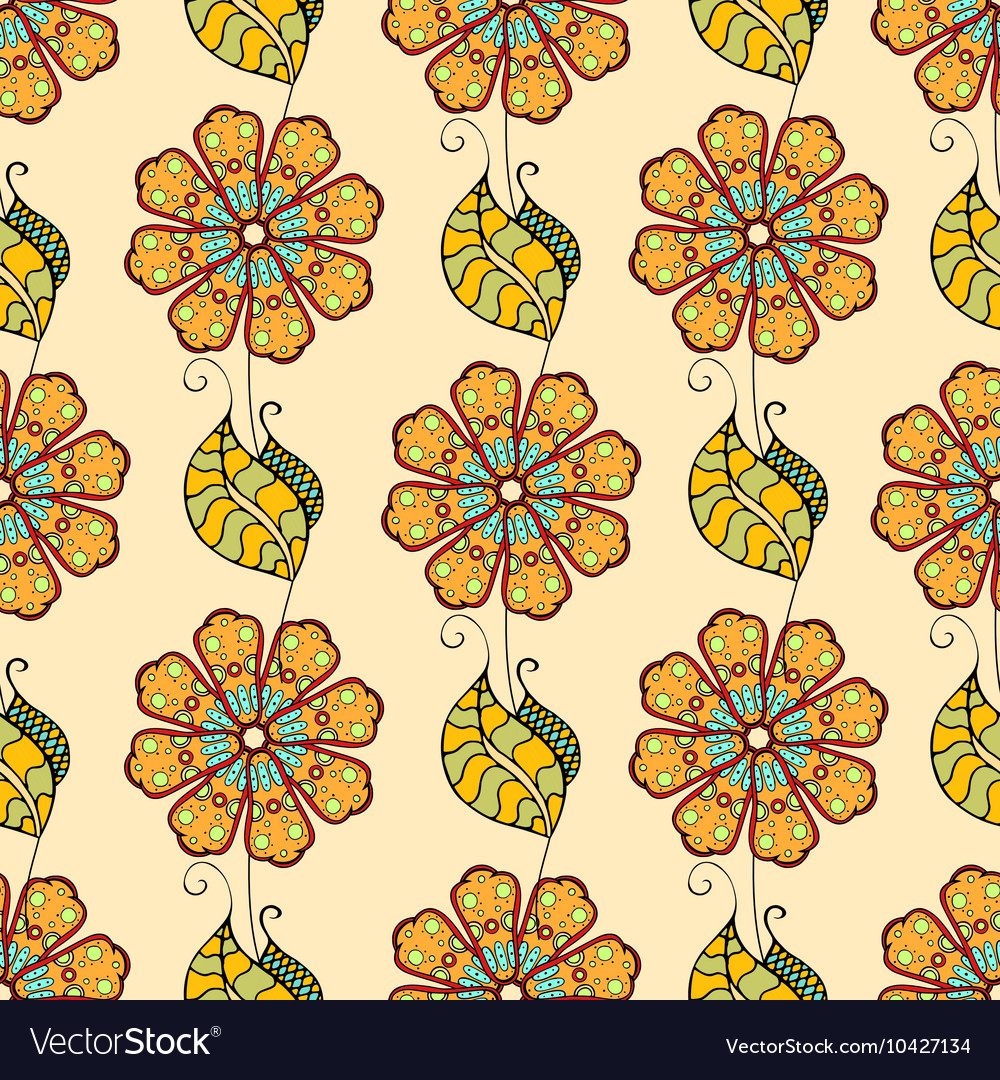 Abstract floral patterned background Royalty Free Vector