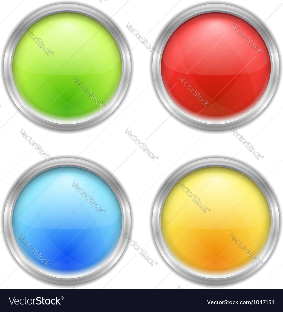 Buttons Royalty Free Vector Image - VectorStock