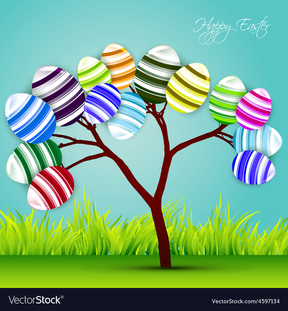 Easter background design Royalty Free Vector Image