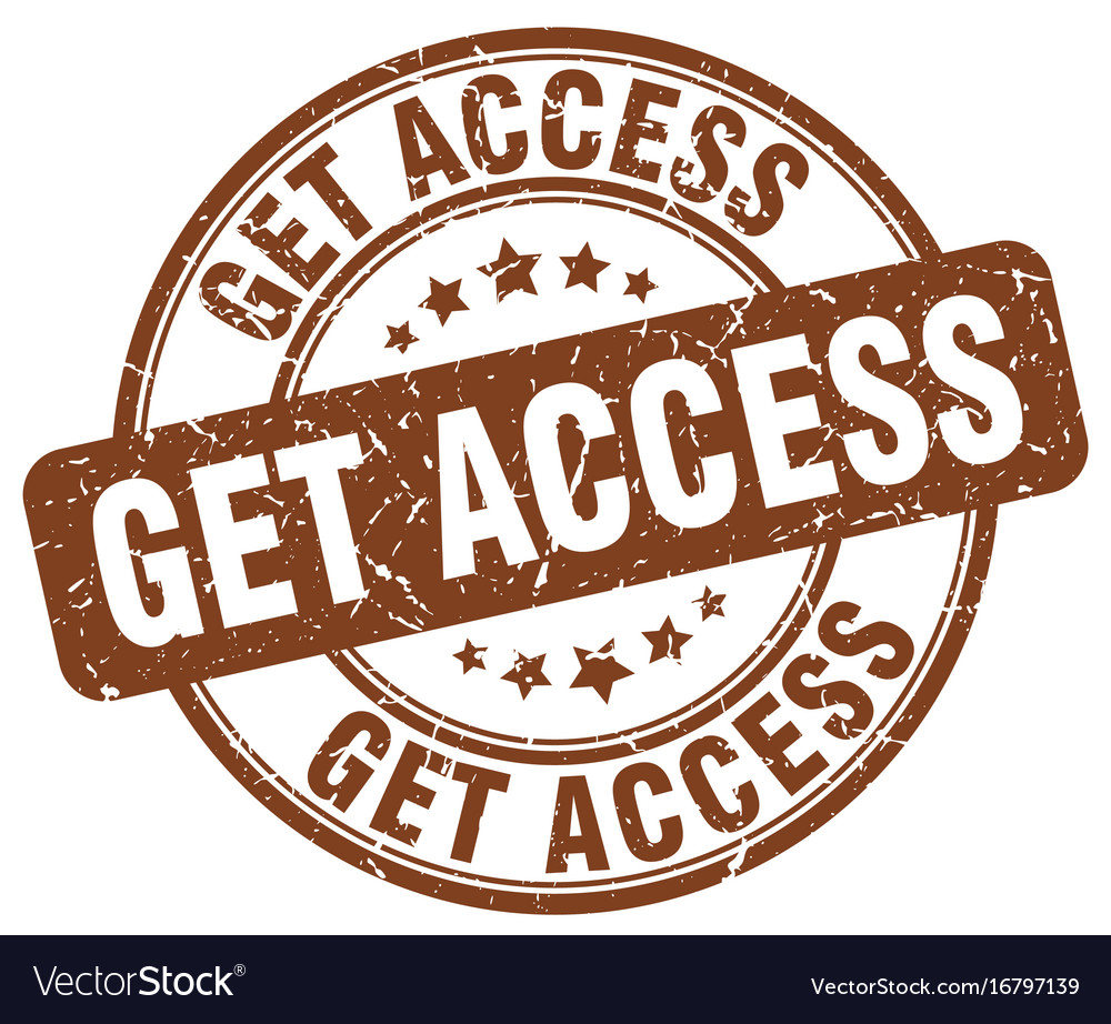 Get access stamp Royalty Free Vector Image - VectorStock