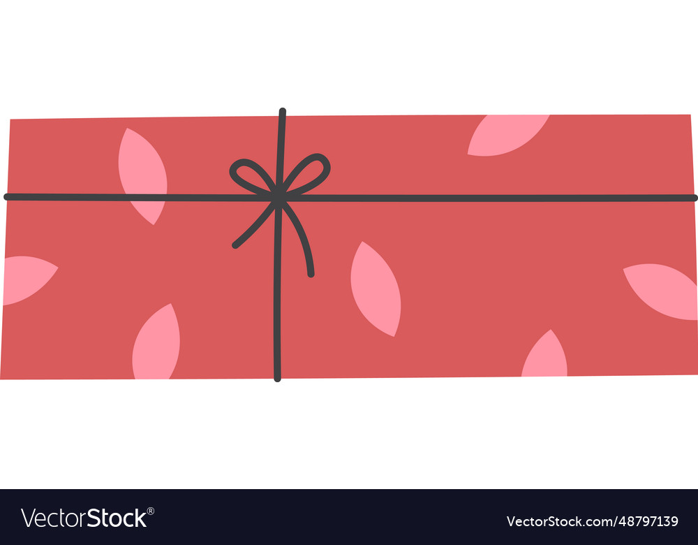 Gift box present Royalty Free Vector Image - VectorStock