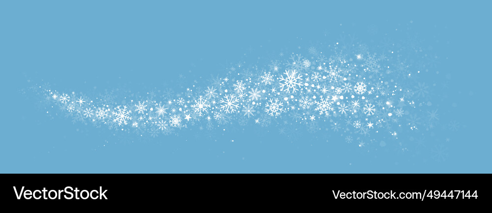 Decorative hand drawn winter background Royalty Free Vector