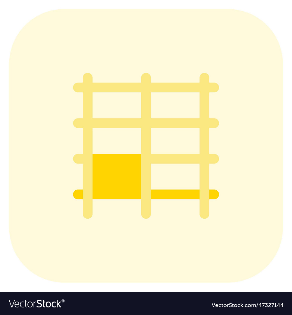 Multipurpose rack for storage and display Vector Image