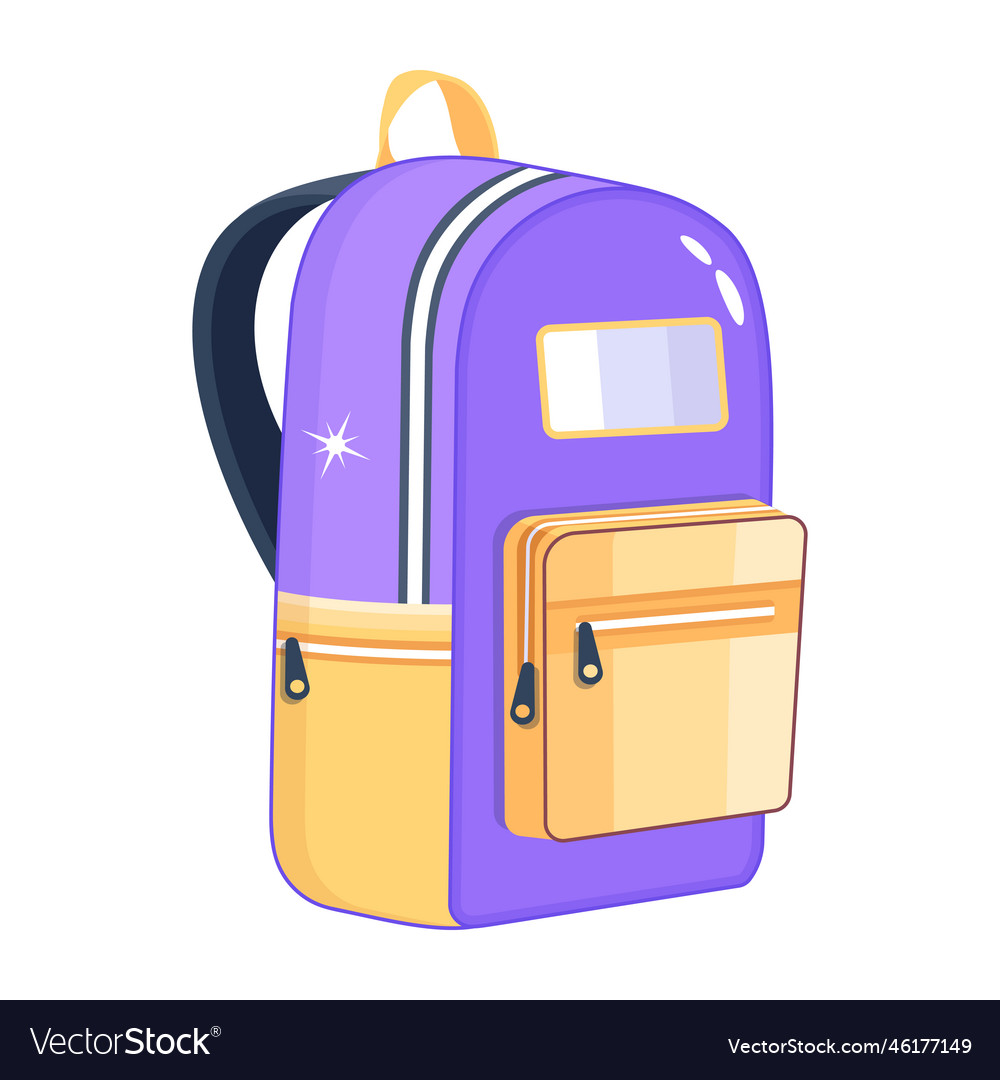 Backpack Royalty Free Vector Image - VectorStock