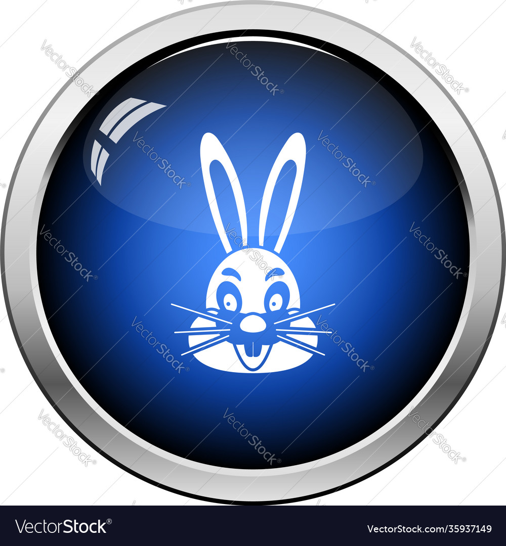 Easter rabbit icon Royalty Free Vector Image - VectorStock