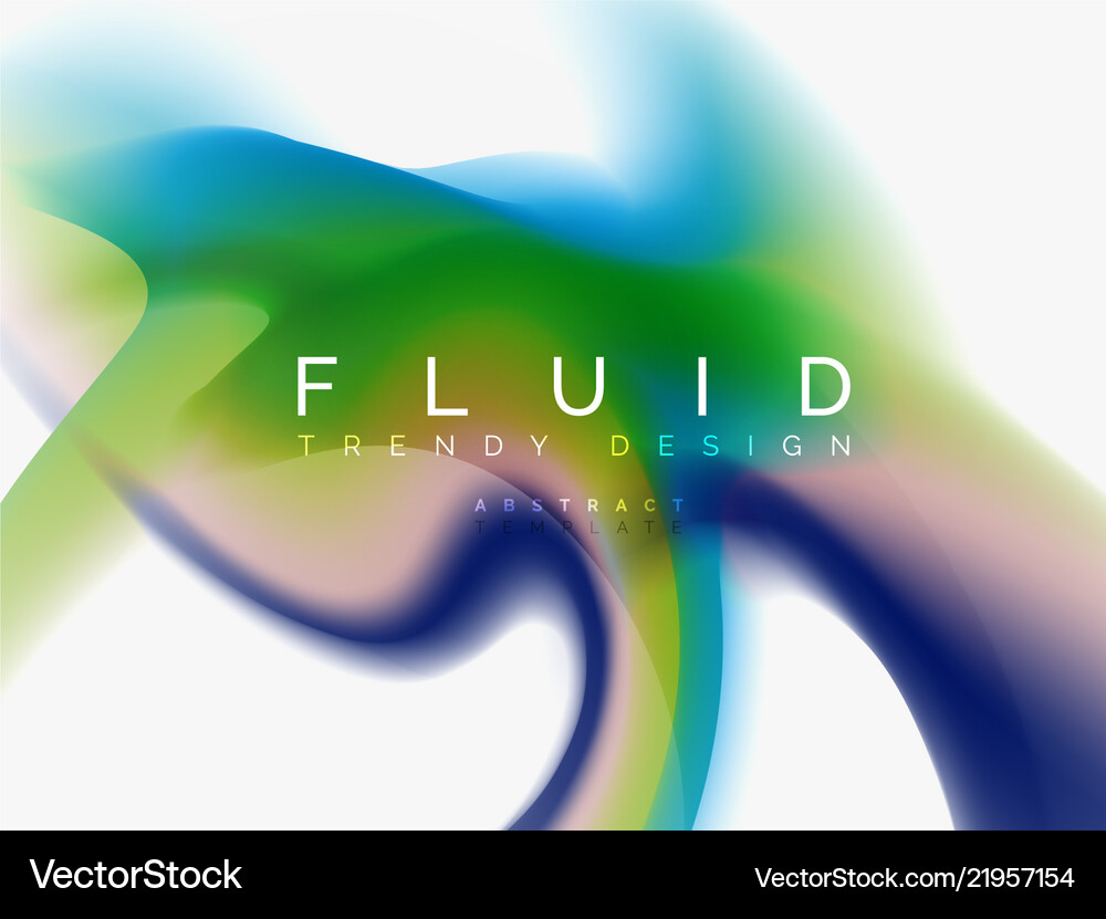 Background abstract color flow liquid design Vector Image