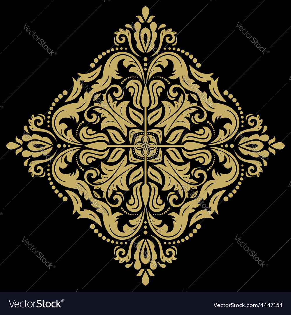 Damask orient pattern Royalty Free Vector Image