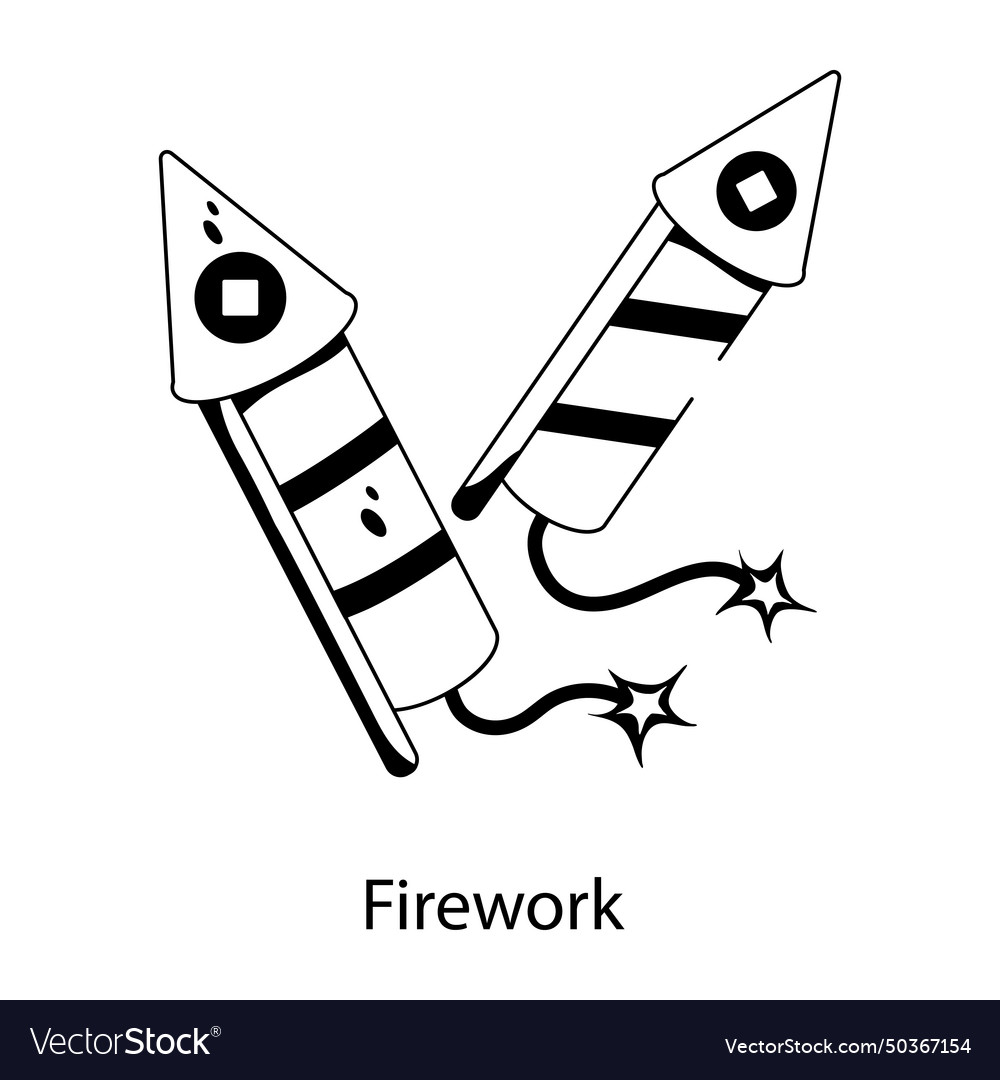Firework Royalty Free Vector Image - VectorStock