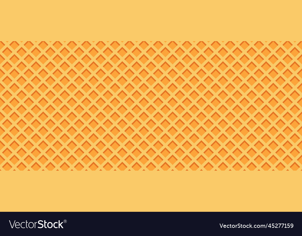 Seamless Realistic Wafer Pattern Background Vector Image