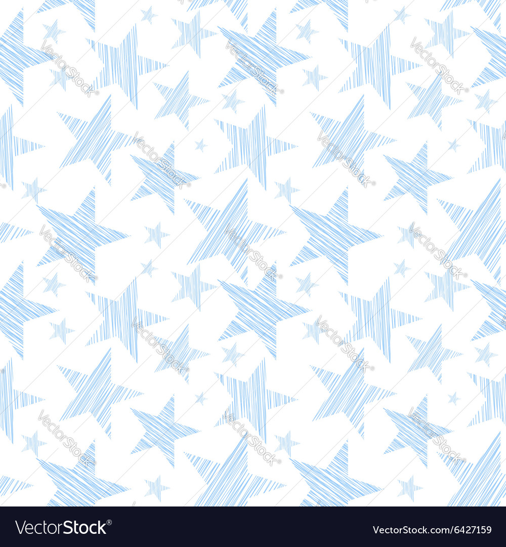 Stars seamless pattern Royalty Free Vector Image