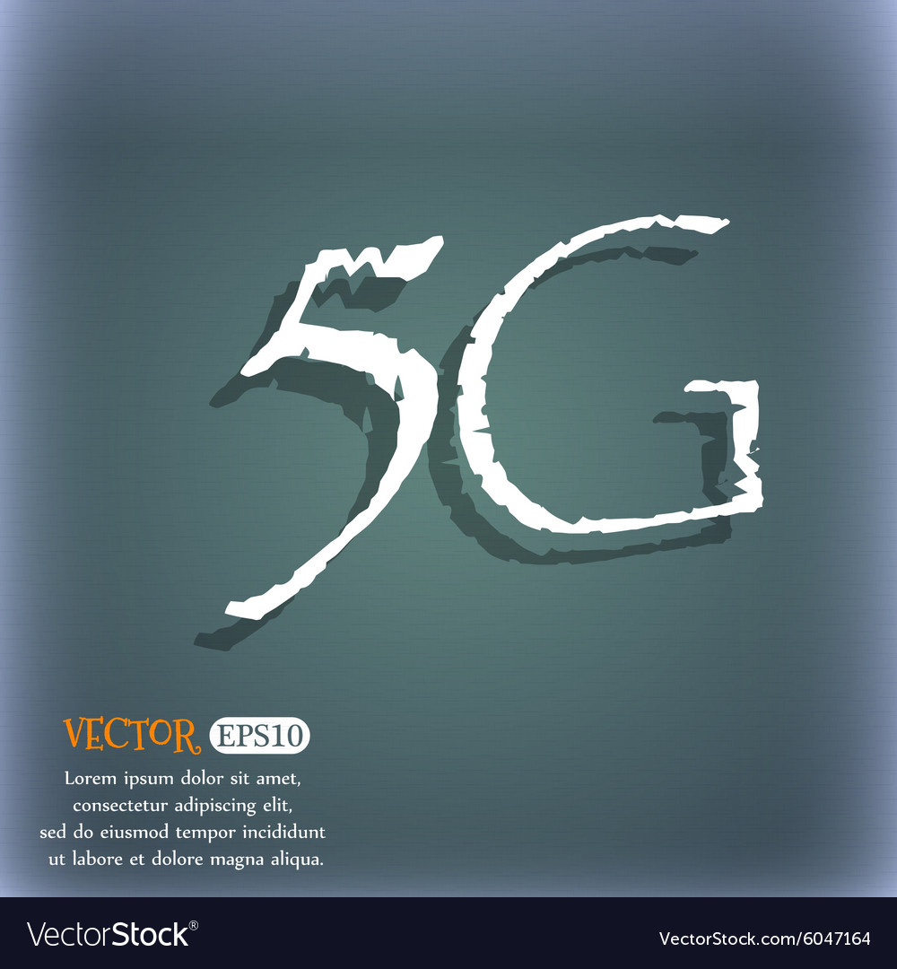 5g sign icon mobile telecommunications technology Vector Image 5g sign icon mobile telecommunications technology Vector Image