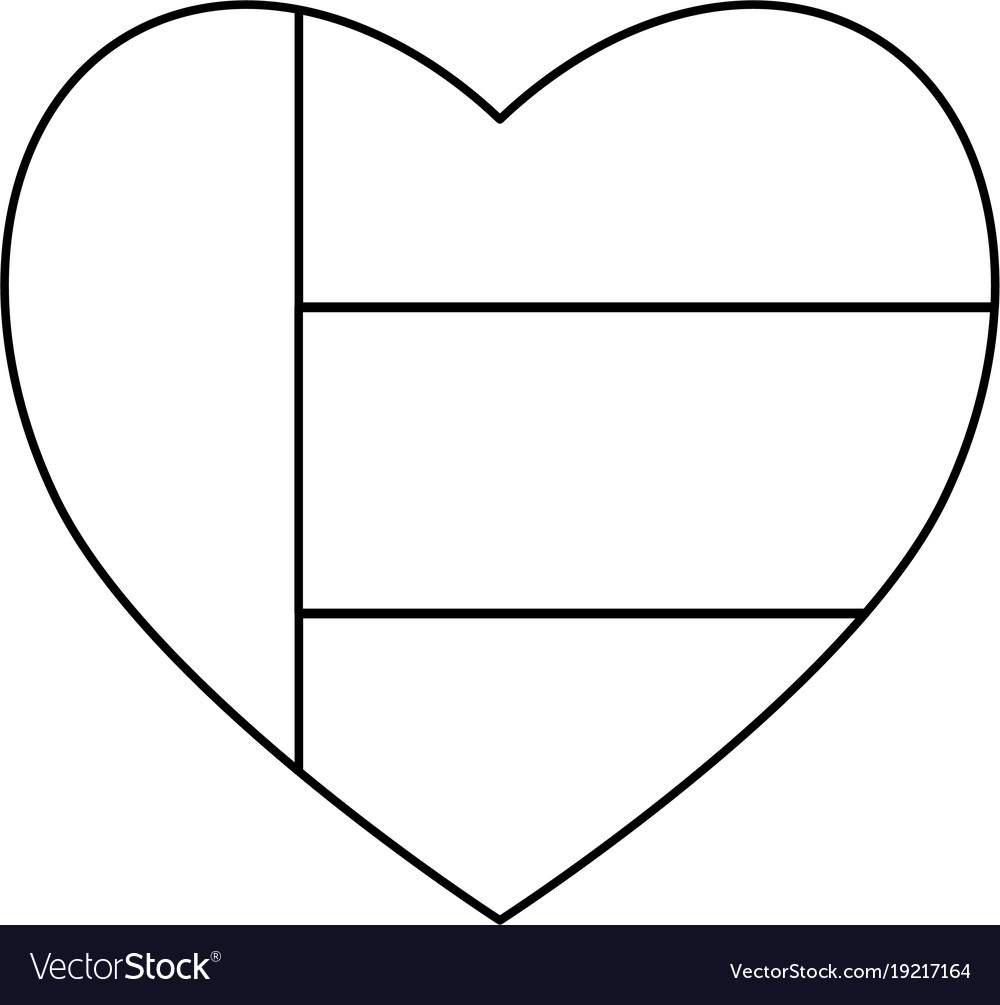 United arab emirates heart shape flag Royalty Free Vector United arab emirates heart shape flag Royalty Free Vector