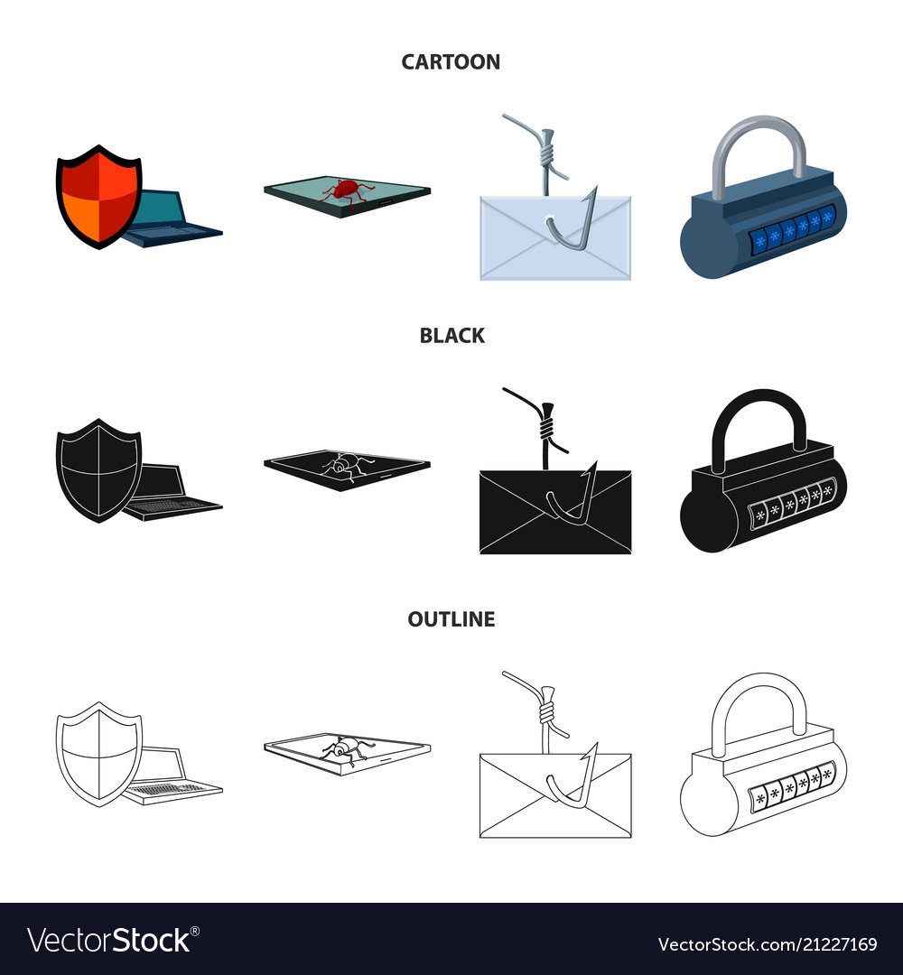 Hacker system connection hackers and hacking Vector Image