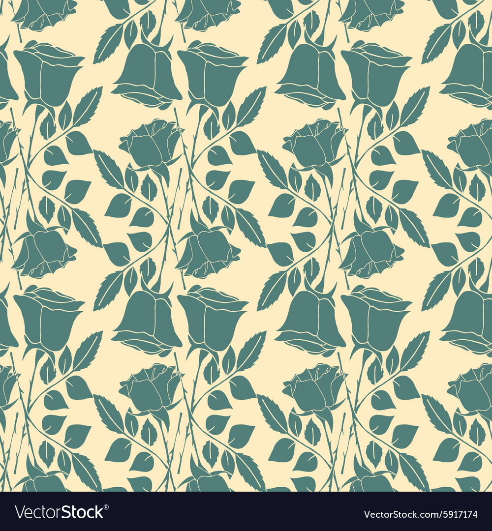 Seamless wallpaper pattern Royalty Free Vector Image