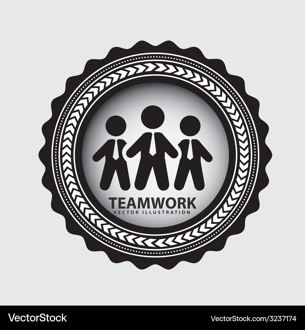 Teamwork design Royalty Free Vector Image - VectorStock