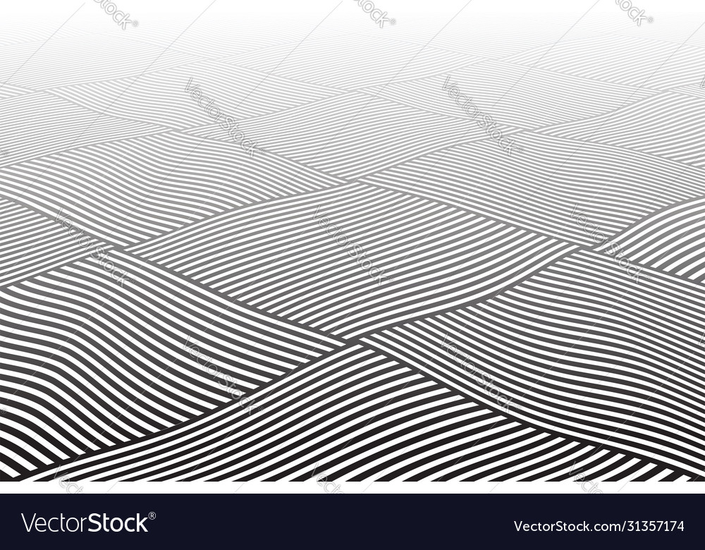 Wavy lines pattern Royalty Free Vector Image - VectorStock