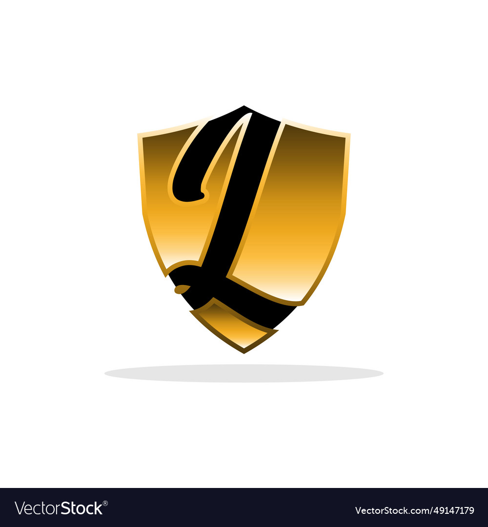 Letter l shield modern logo design suitable Vector Image Letter l shield modern logo design suitable Vector Image