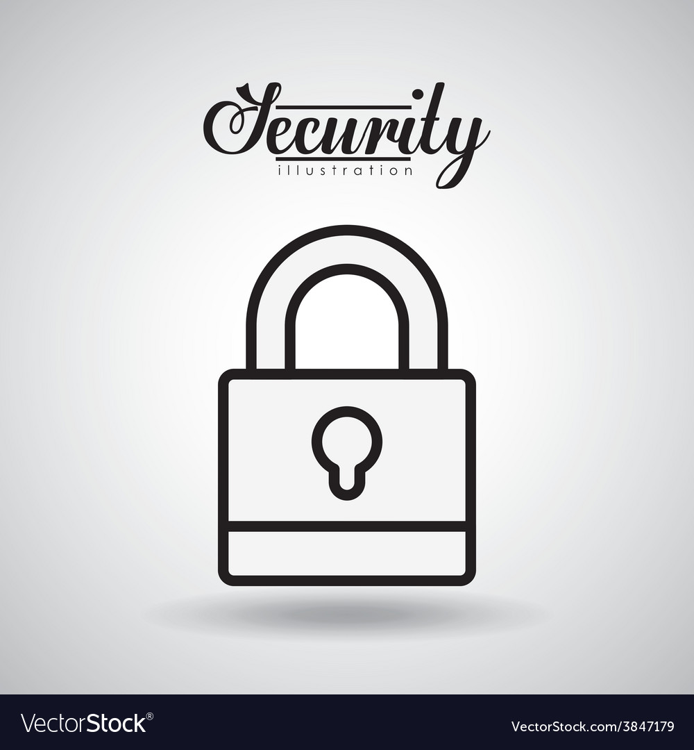 Security design Royalty Free Vector Image - VectorStock