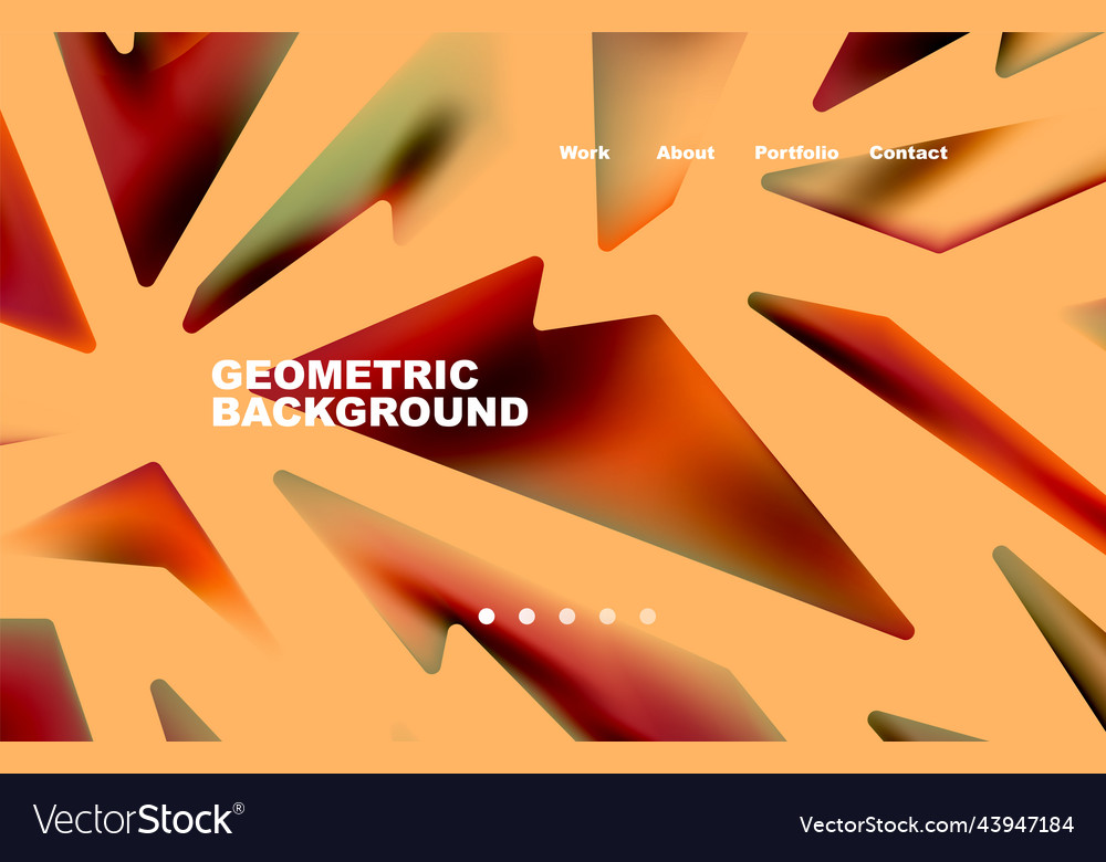 Shards shape composition abstract background web Vector Image