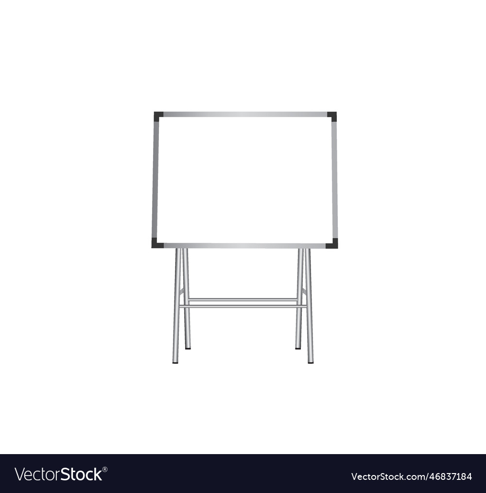 Whiteboard flip chart Royalty Free Vector Image
