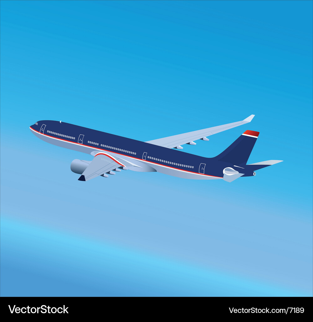 Airplane Royalty Free Vector Image - VectorStock