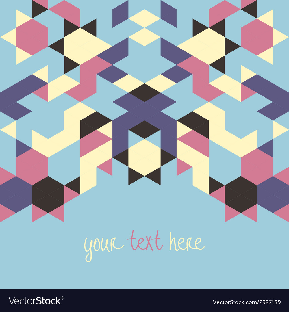 Geometric background Royalty Free Vector Image