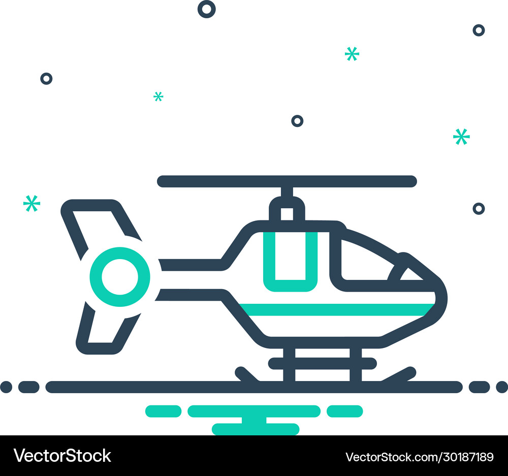 Helicopter Royalty Free Vector Image - VectorStock