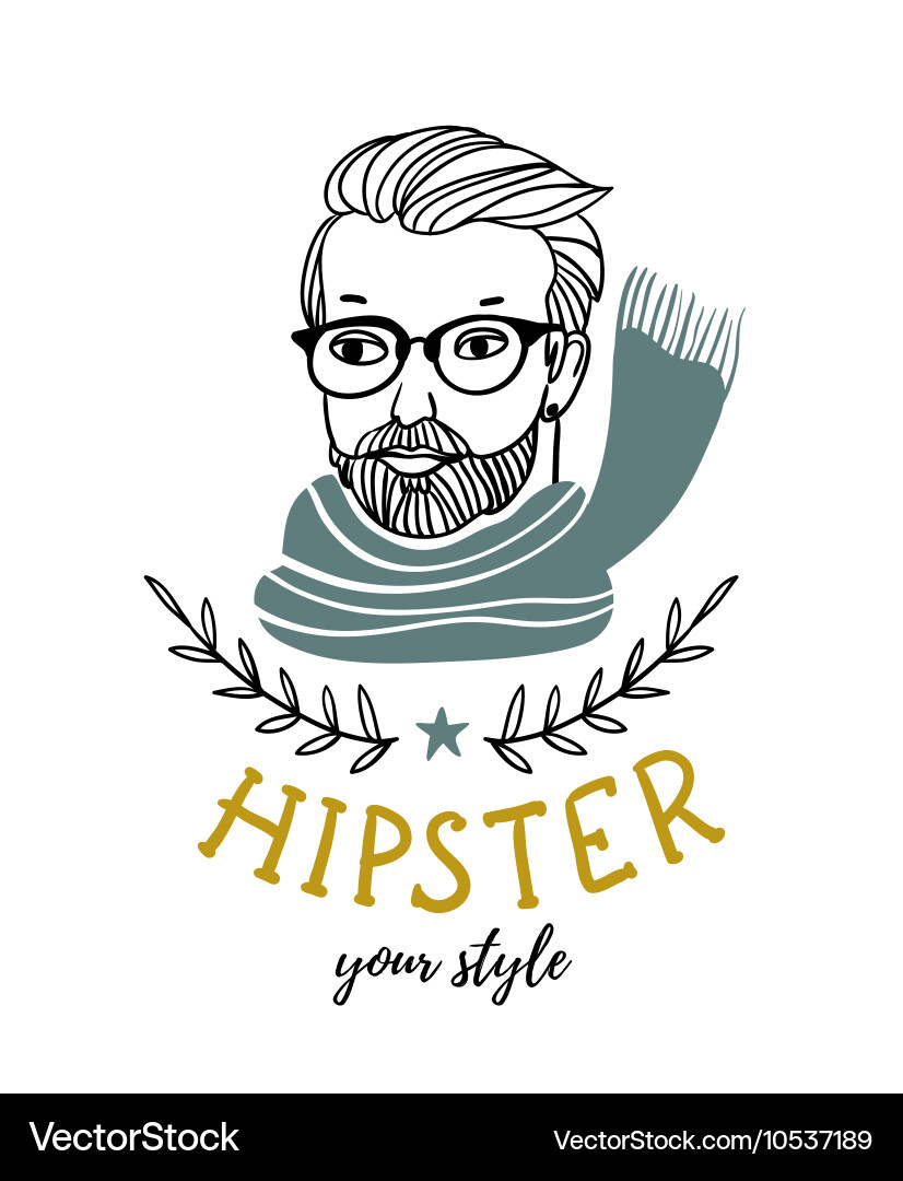 Hipster design Royalty Free Vector Image - VectorStock