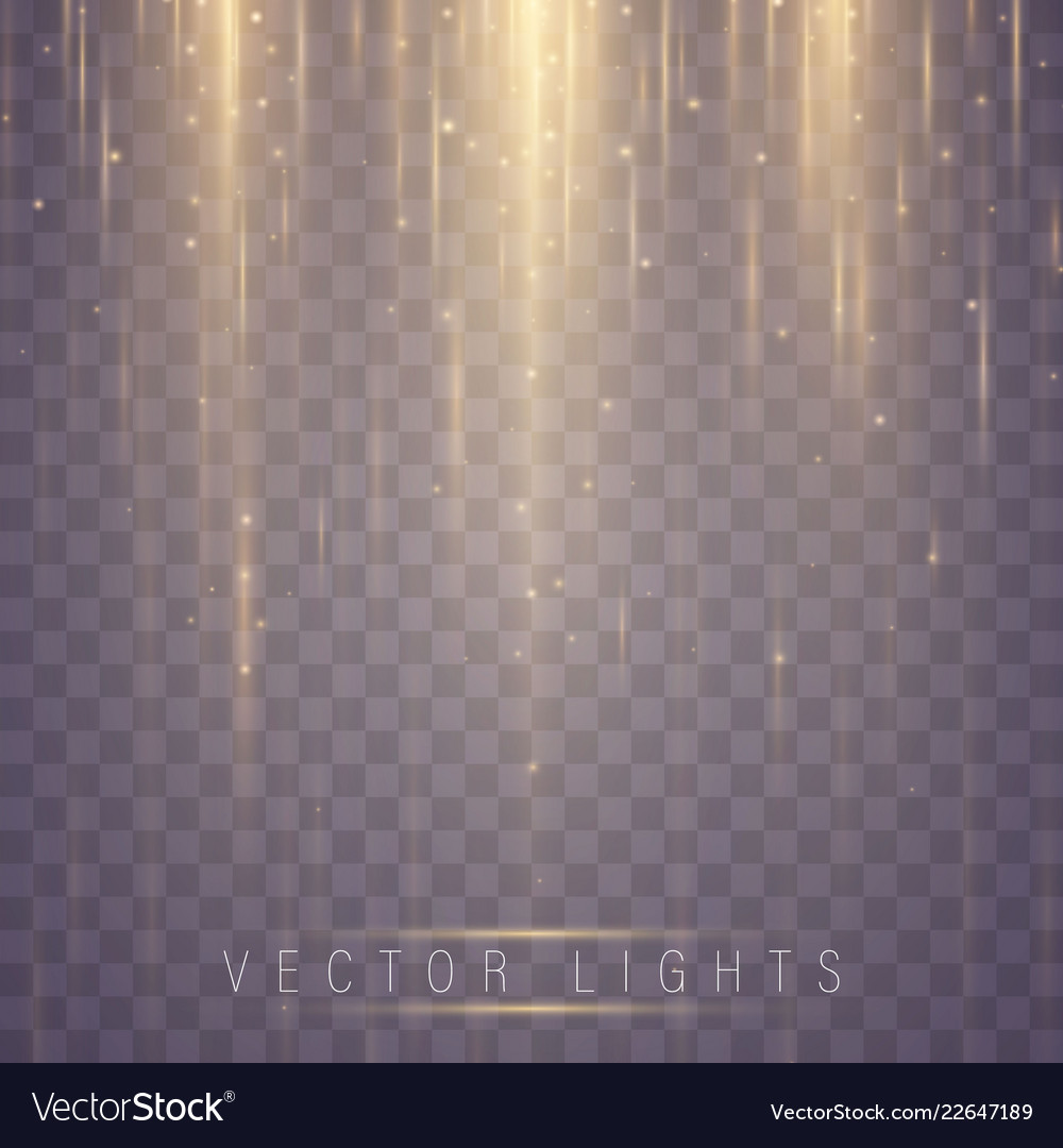 Magic light effect Royalty Free Vector Image - VectorStock