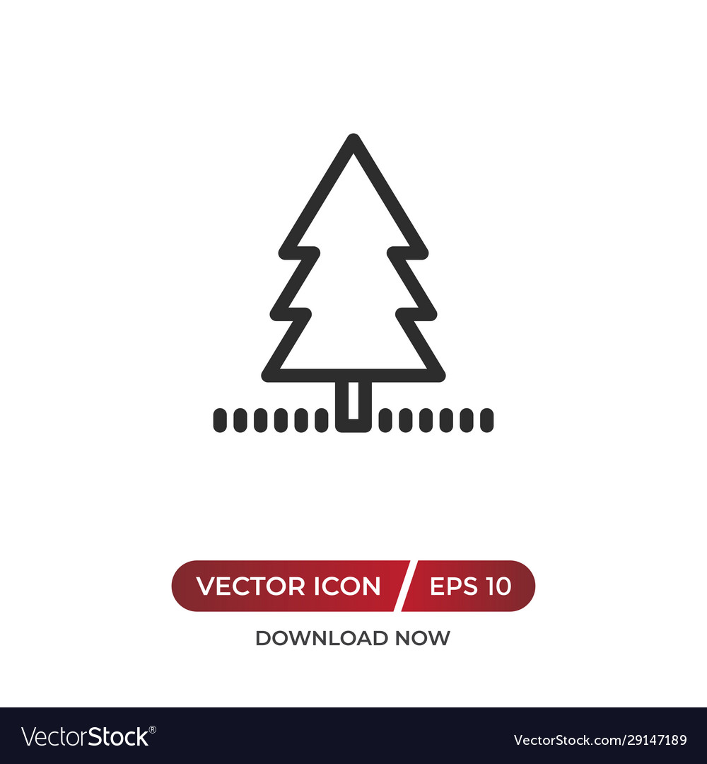 Pine tree icon Royalty Free Vector Image - VectorStock