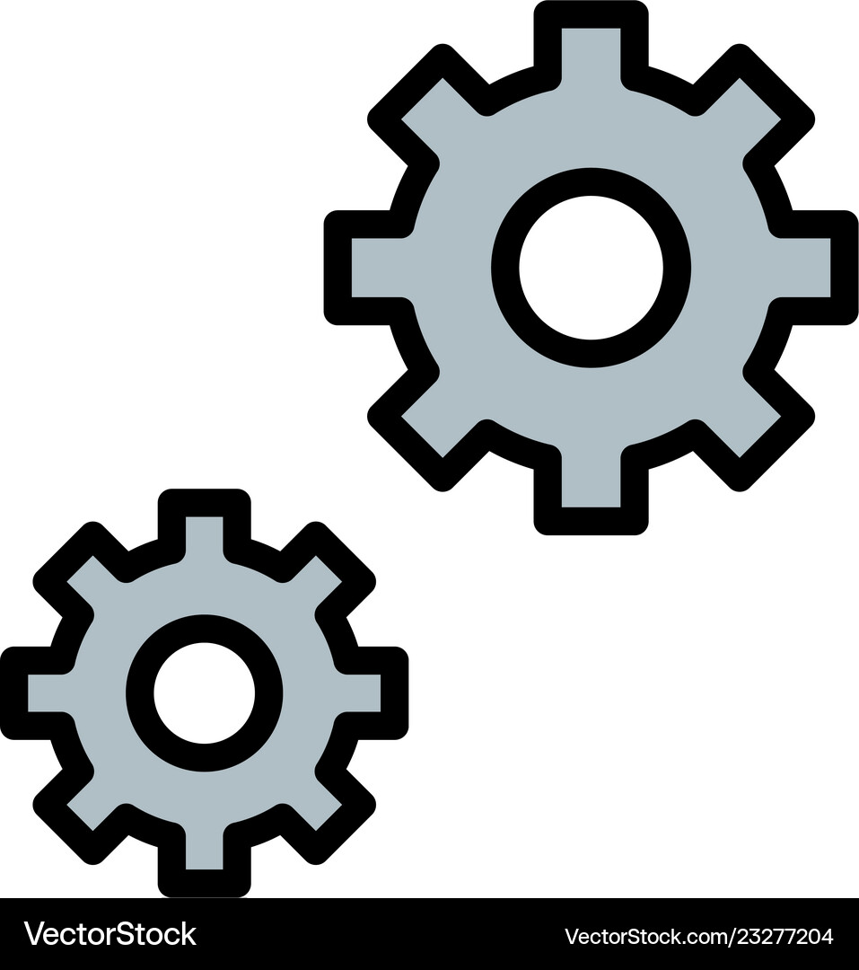 Settings icon Royalty Free Vector Image - VectorStock