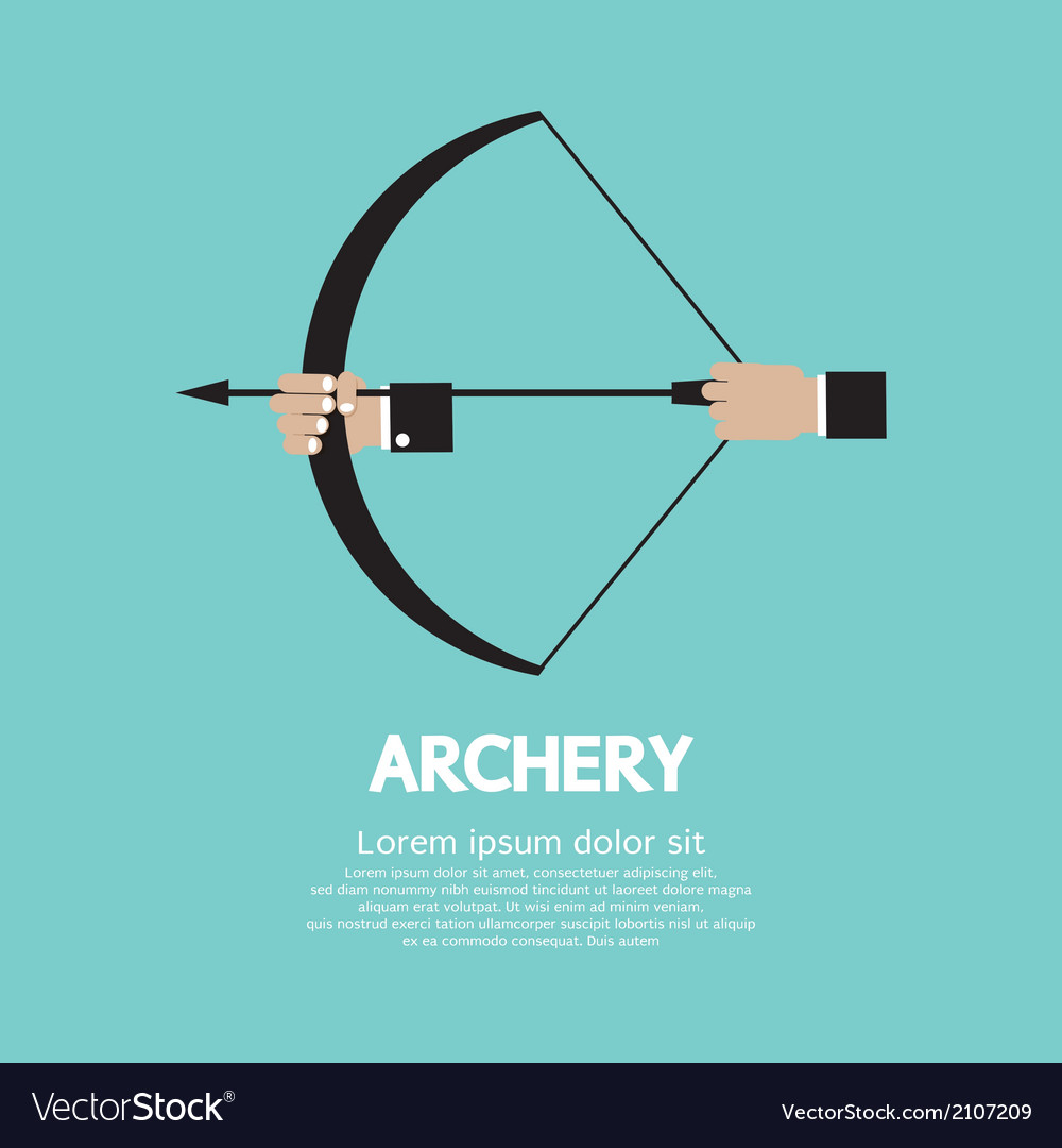 Archery Royalty Free Vector Image - VectorStock