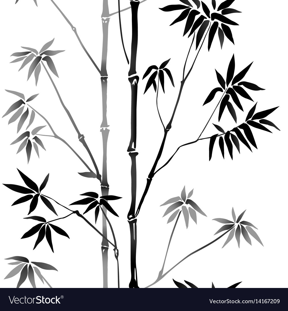 Bamboo seamless pattern Royalty Free Vector Image