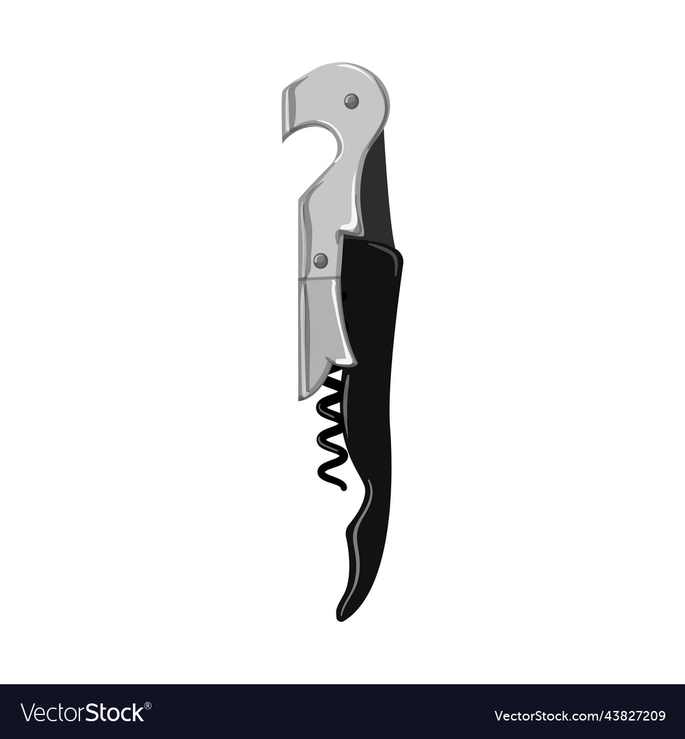 Cork Corkscrew Wine Cartoon Royalty Free Vector Image
