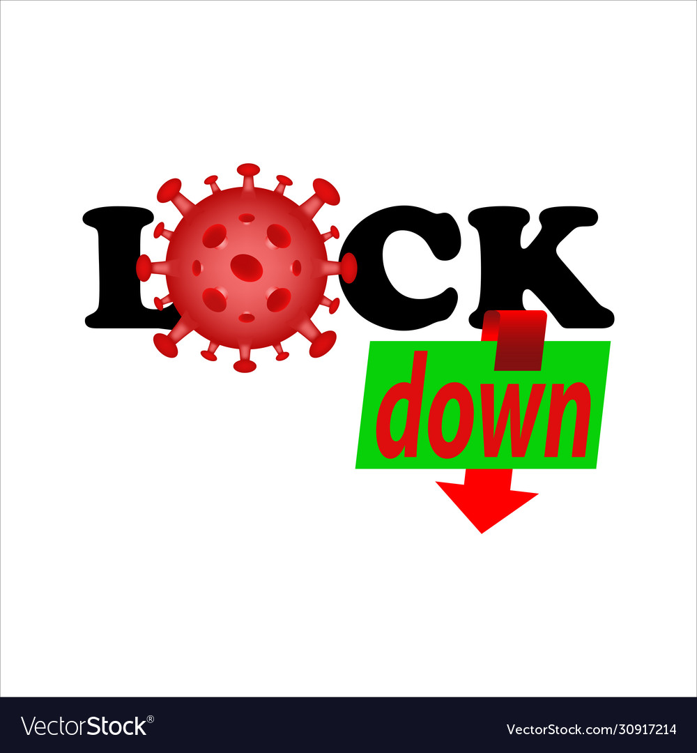 Lockdown Royalty Free Vector Image - VectorStock
