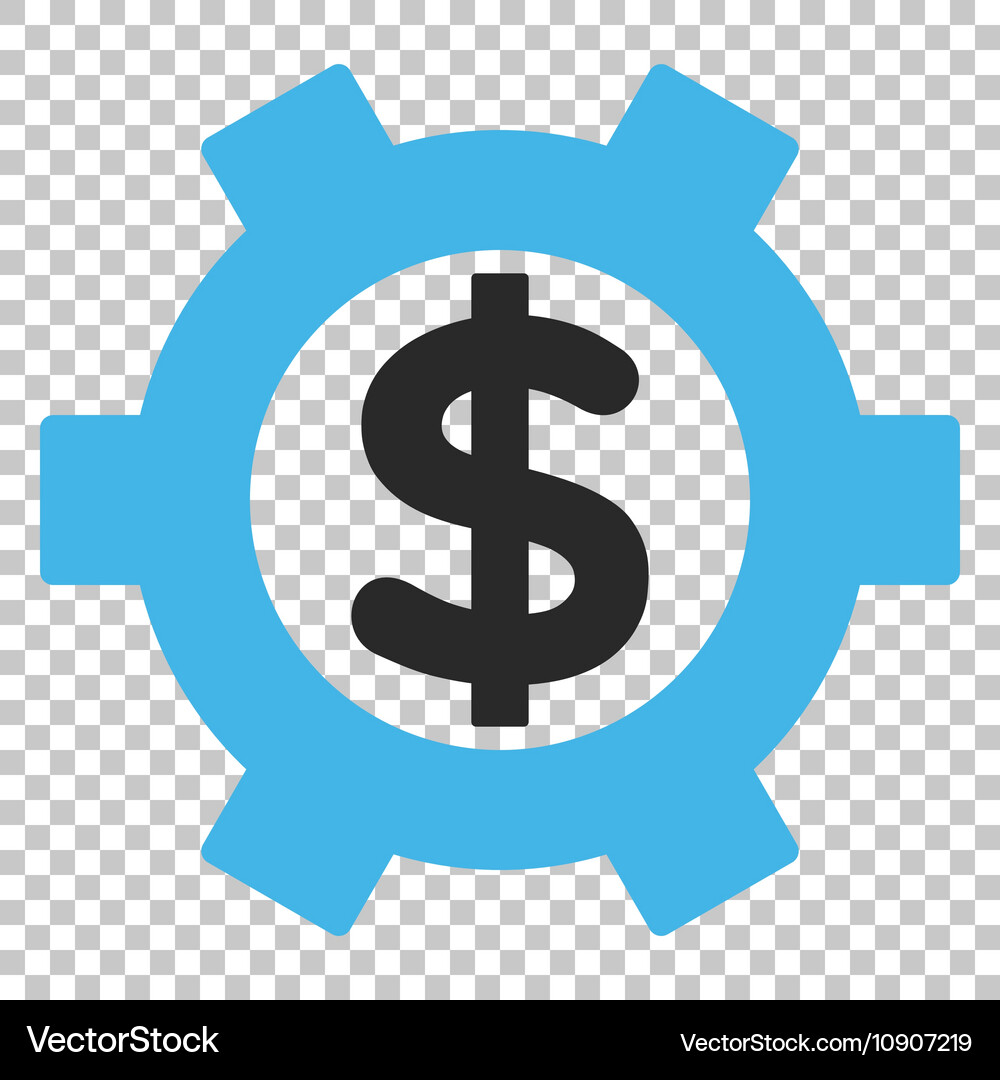 Financial settings icon Royalty Free Vector Image