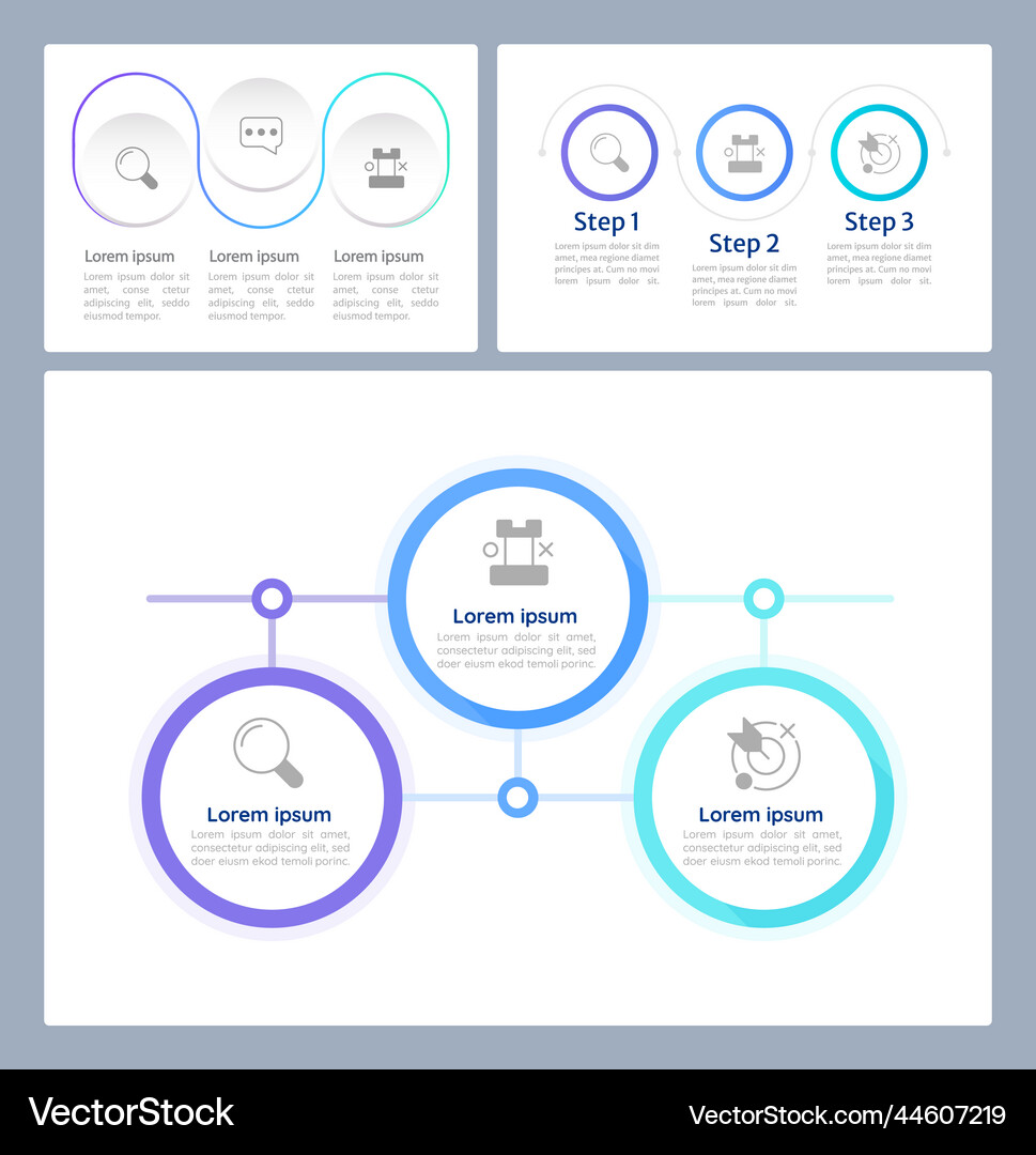 Personal achievements infographic chart design Vector Image