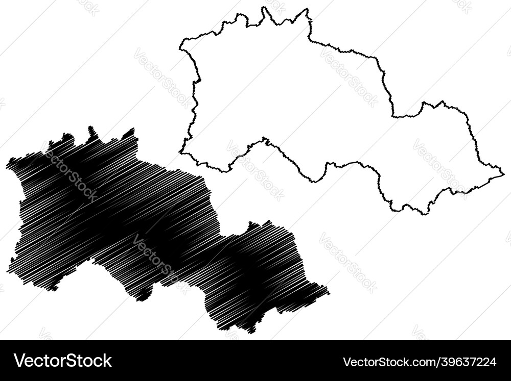 Almora district uttarakhand or uttaranchal state Vector Image