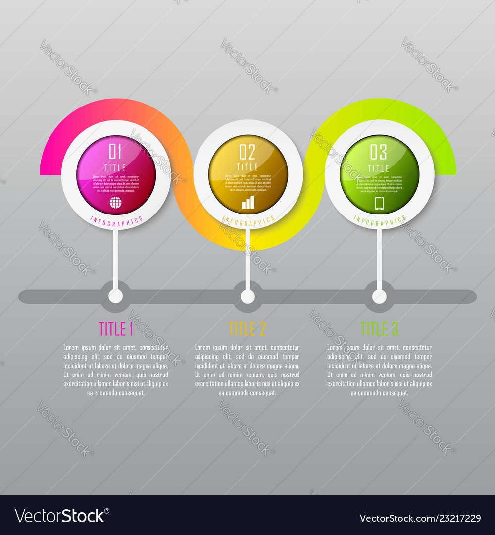 Abstract infographic template for chart diagram Vector Image