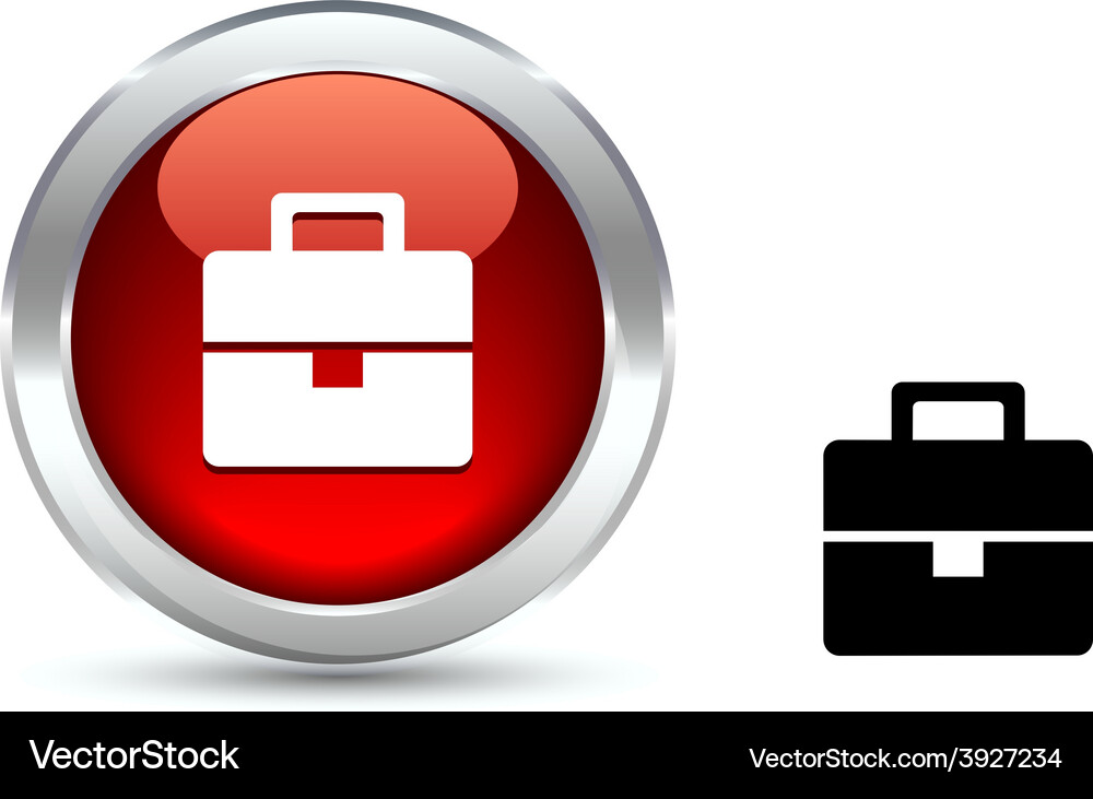 Bag button Royalty Free Vector Image - VectorStock