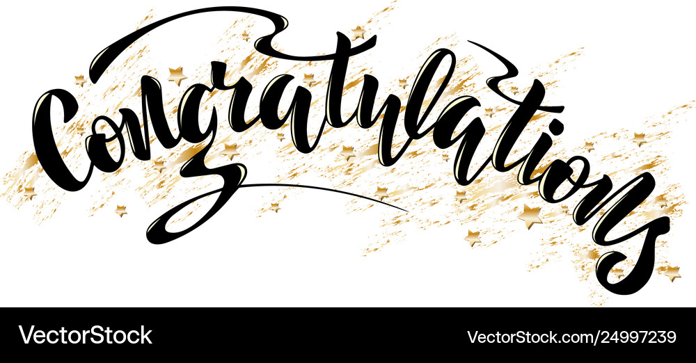 Congratulations Royalty Free Vector Image - VectorStock