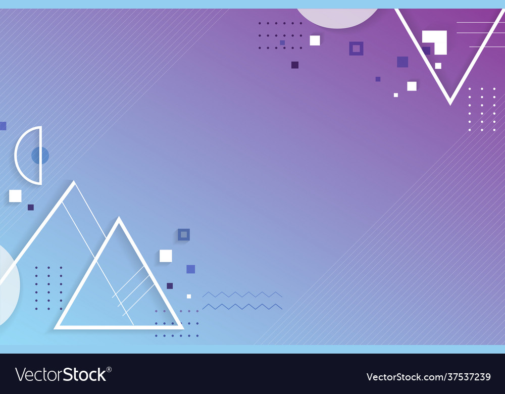 Creative geometric design space Royalty Free Vector Image