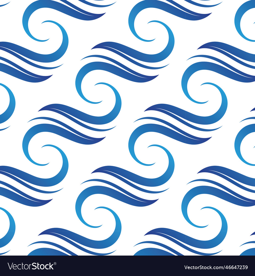 Pattern s wave wallpaper background Royalty Free Vector